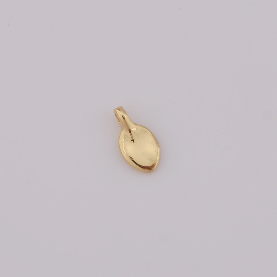 10 Pcs Gold Round Pendant, 18K Gold Filled Round Charms,round Charms ...