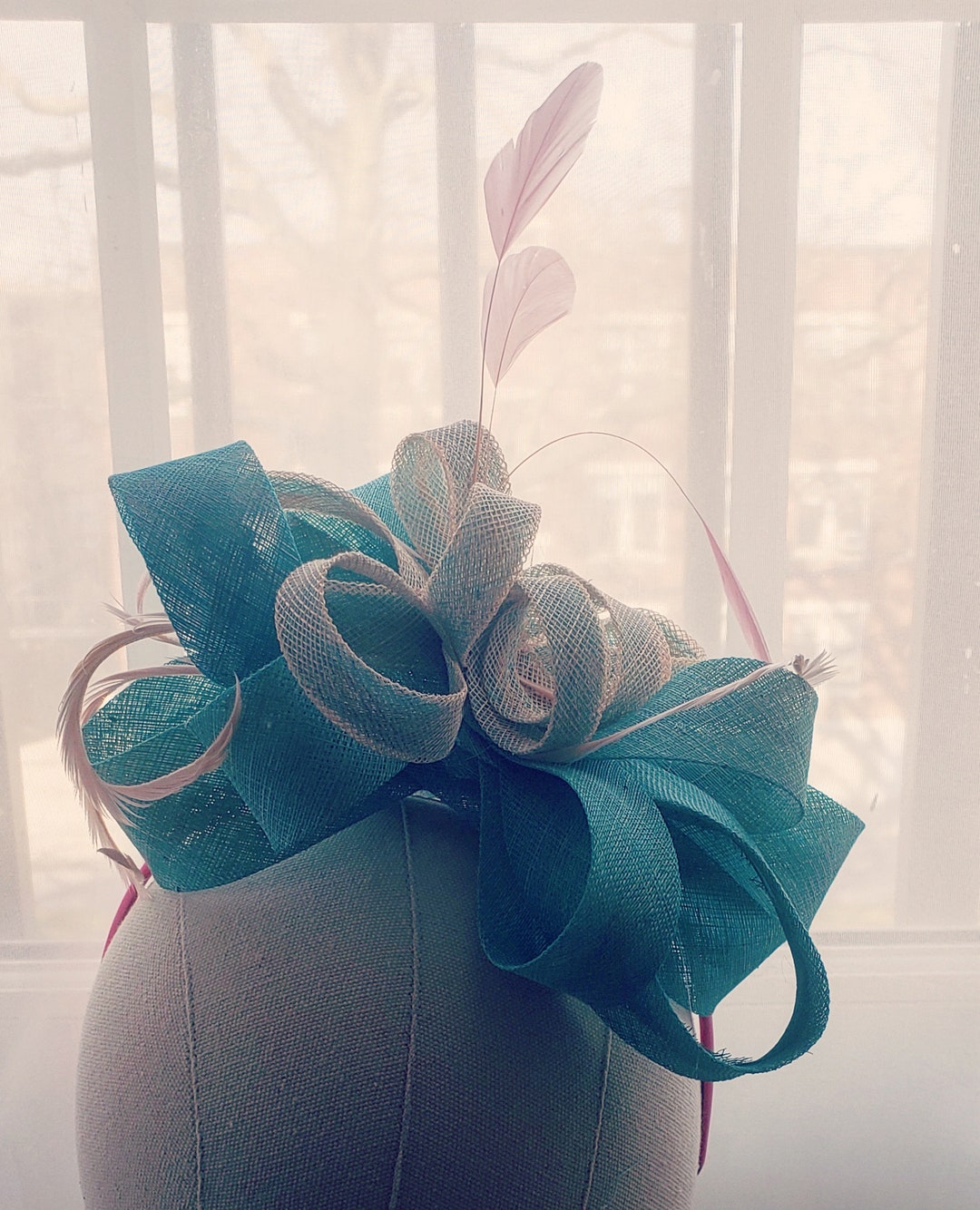Gender Reveal / Baby Shower Fascinator - Etsy