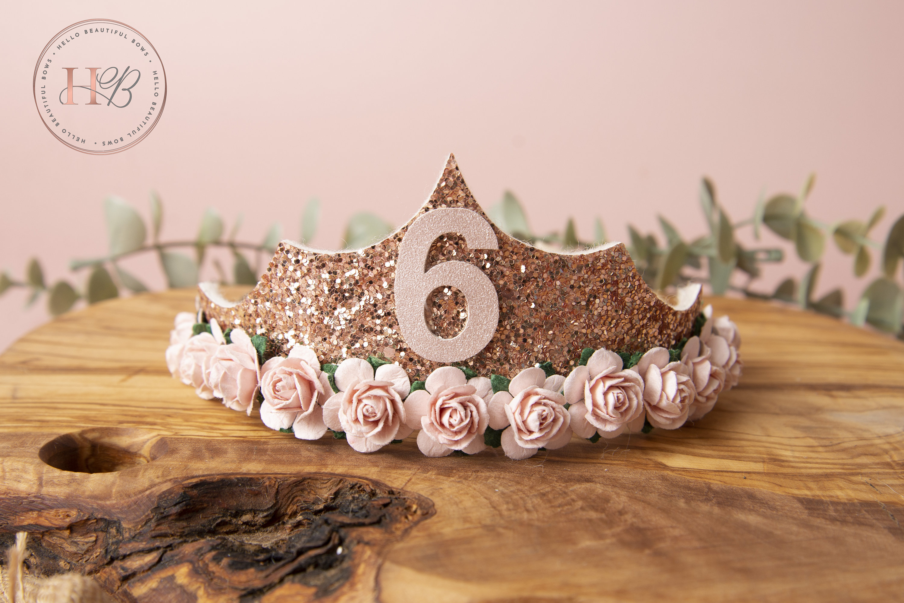 Girls Birthday Tiara Princess Tiara Rose Gold Birthday | Etsy