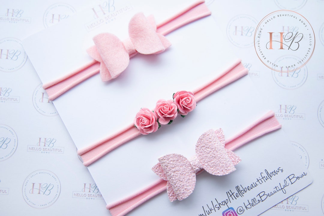 Baby Headbands, Baby Girl Headbands, Spring Headbands, Baby Bows, Hair ...