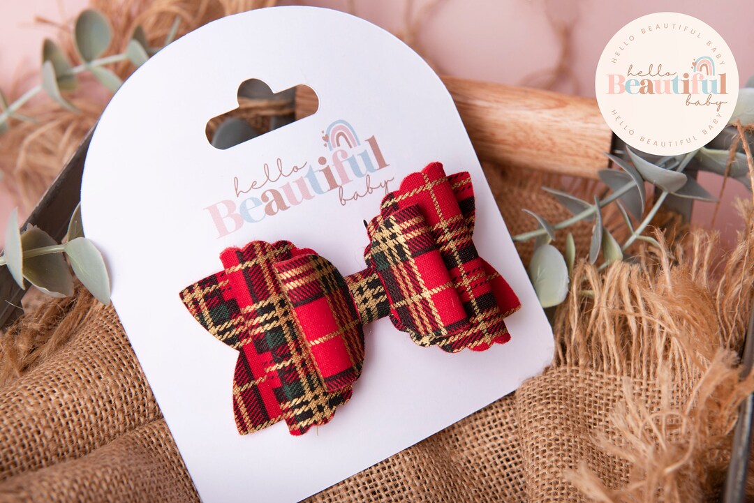 Girls Christmas Hair Bows, Girls Hair Bows, Hair Clips, Baby Headbands ...