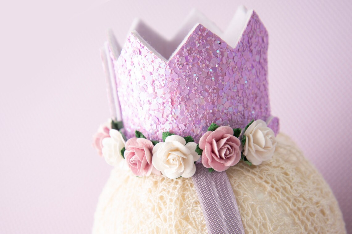 Lilac Birthday Crown, 1st Birthday Crown, 2nd Birthday Crown, Cake ...