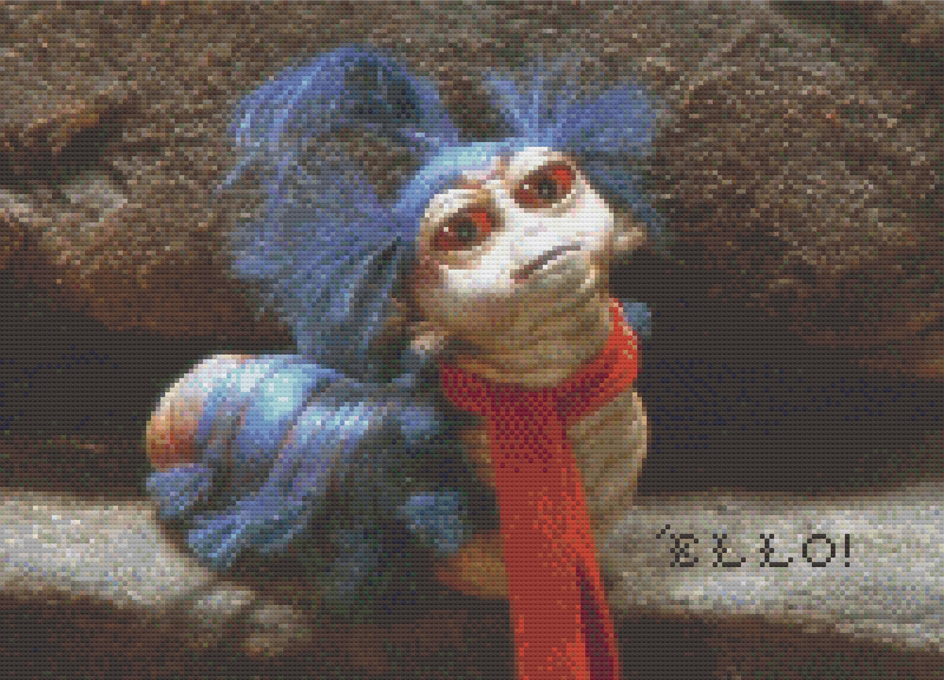 Cross Stitch Ello Cross Stitch Chart I Labyrinth I Worm I Fantasy I 80s ...
