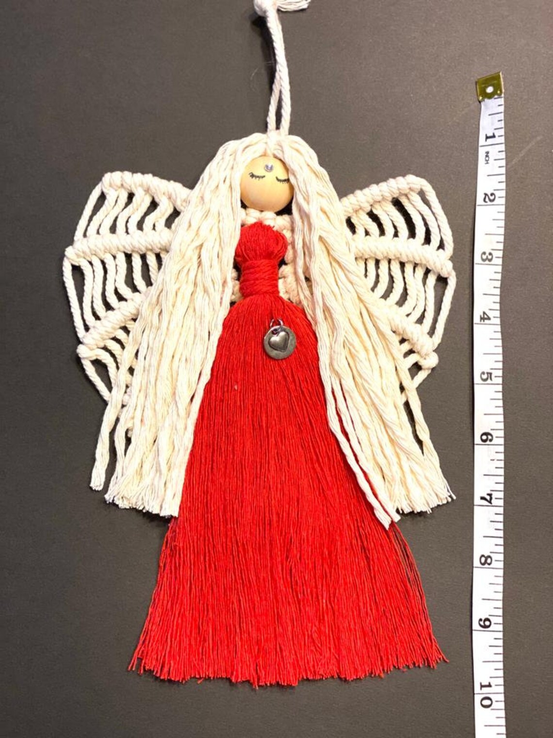 Macrame Angel Ornament | Etsy