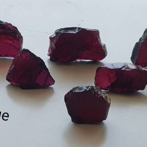 Rough Garnet Natural Red and Pink Garnet Untreated January - Etsy