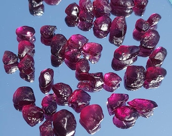 Rare Chrome Pyrope Anthill Garnet Crystals, Natural Stones Mined by ...