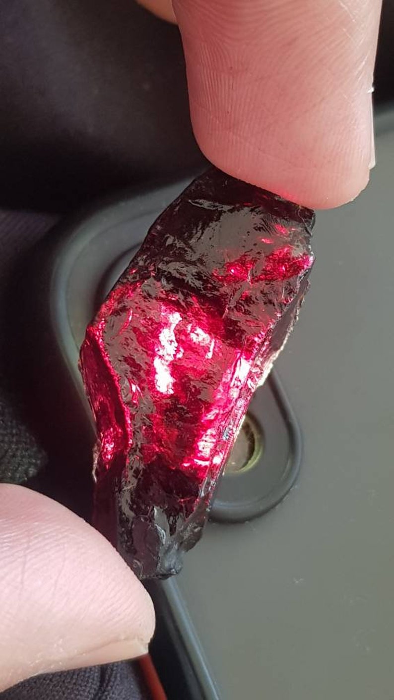 Rough Garnet Natural Red and Pink Garnet Untreated January - Etsy