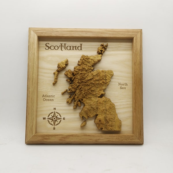 Scotland Map - Etsy