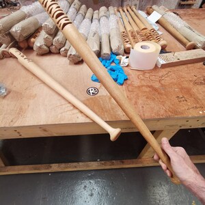 Custom Carved Baseball Bat Personalized Gift for Dad Him Man Cave ...