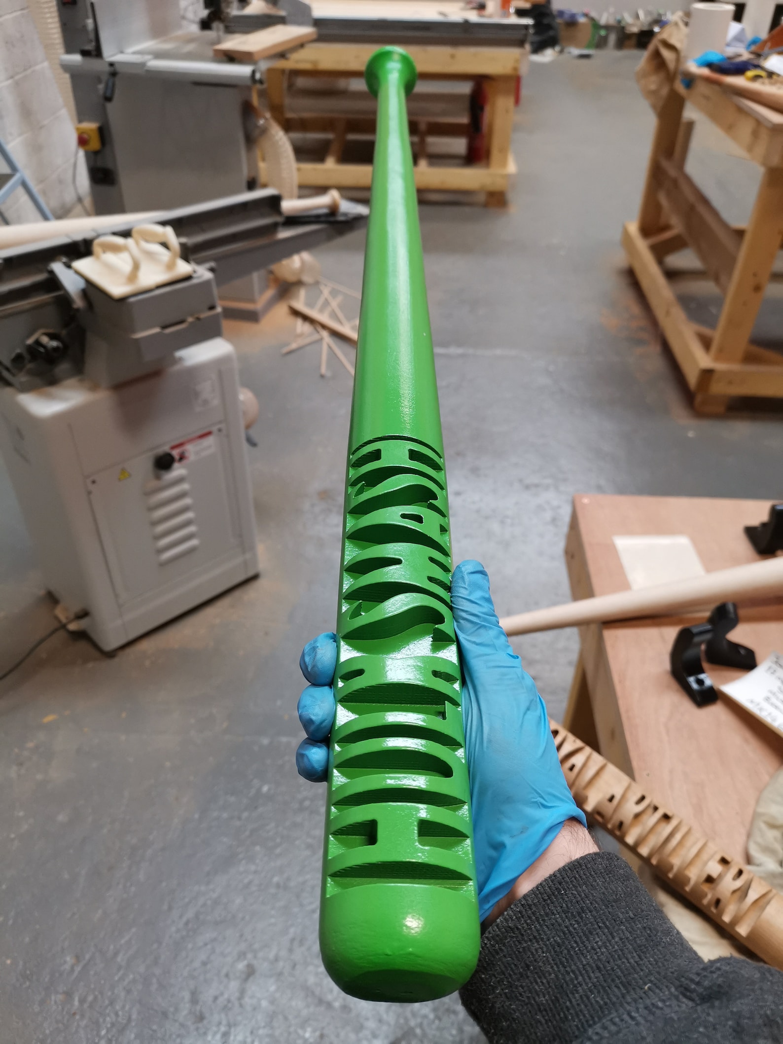 PAINTED Custom Carved Baseball Bat Personalized Gift Wooden Wood Little ...