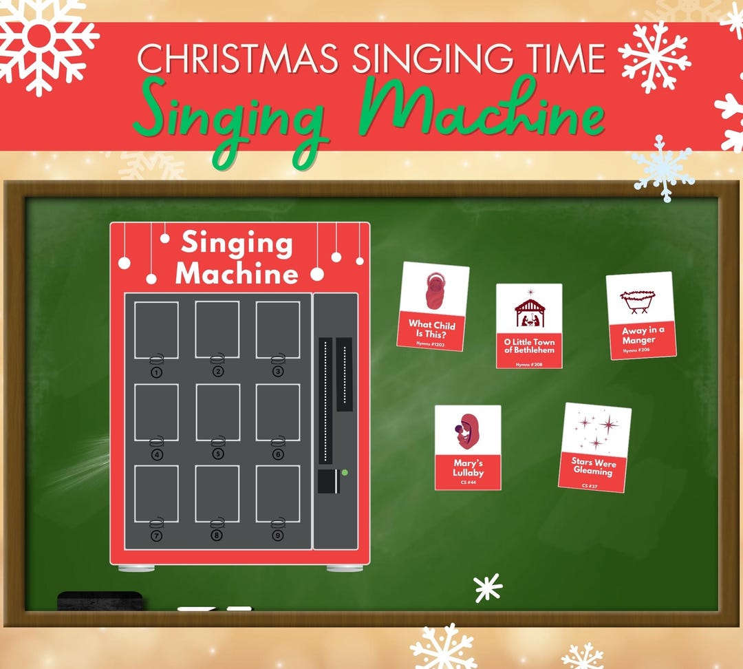 Christmas Singing Time for Primary With the Primary Singing Machine - Etsy