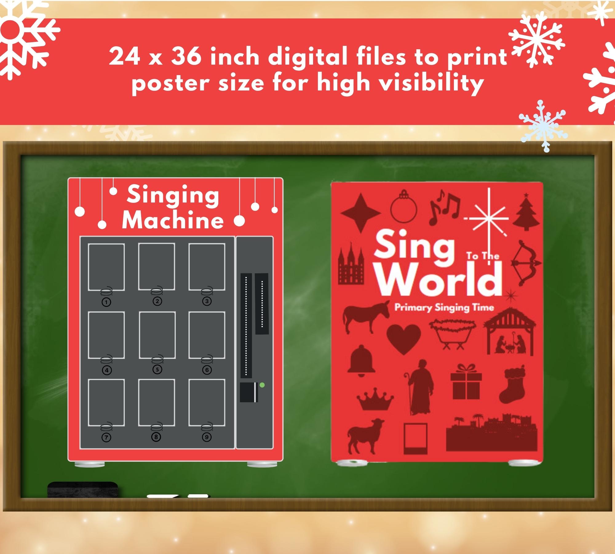 Christmas Singing Time for Primary With the Primary Singing Machine - Etsy