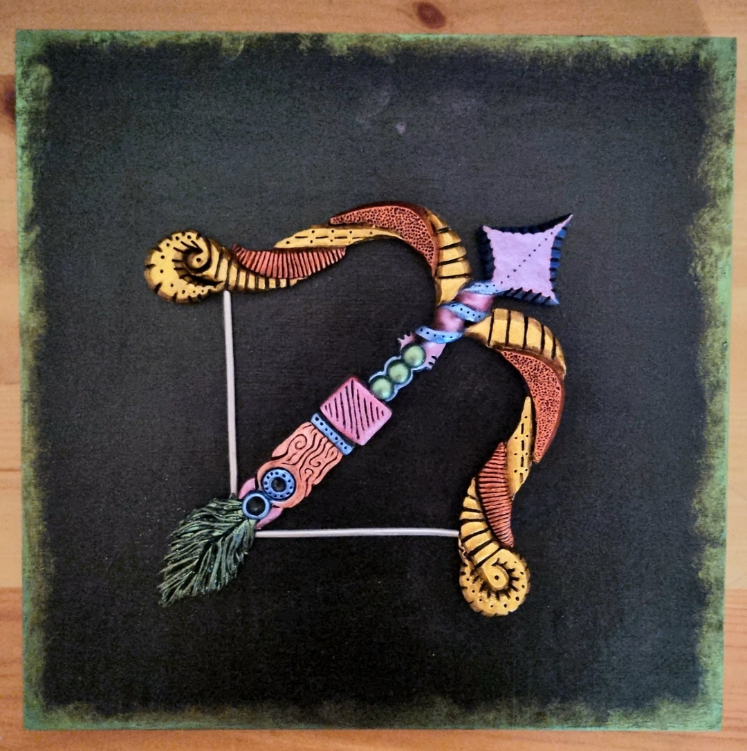 Sagittarius Zodiac Original Sculpture - Etsy