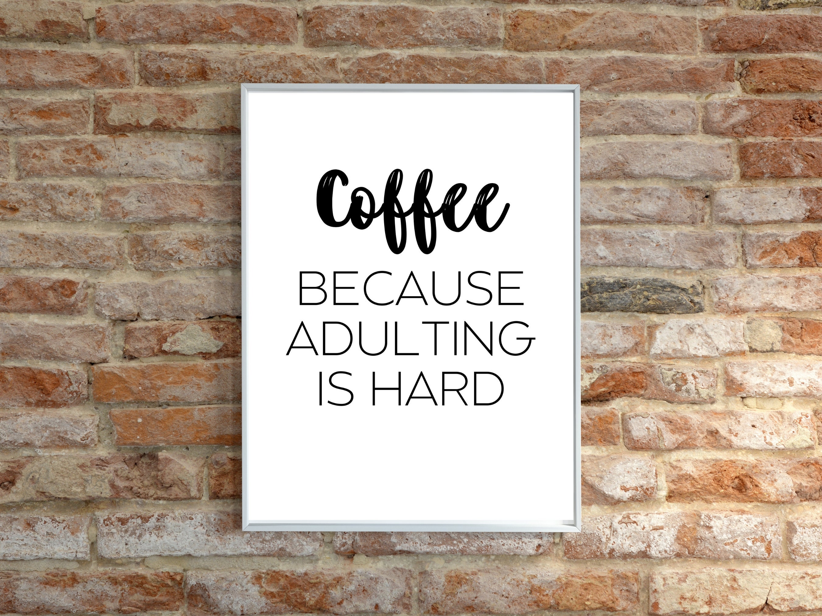 Coffee Quote Coffee Bar Sign Coffee Bar Decor Coffee Station Coffee Bar ...