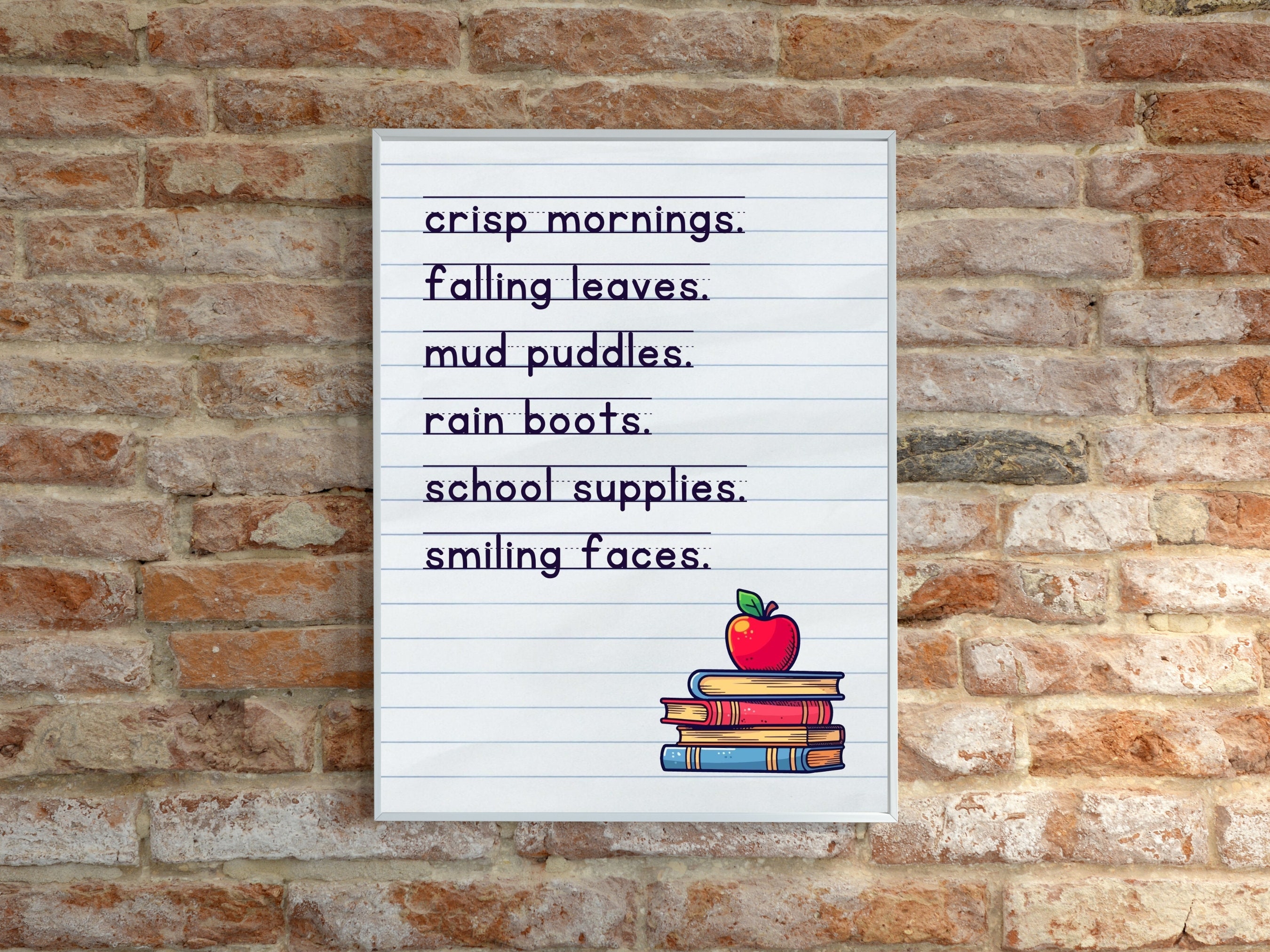 Back-to-school Classroom Wall Art Printable | Elementary Classroom ...