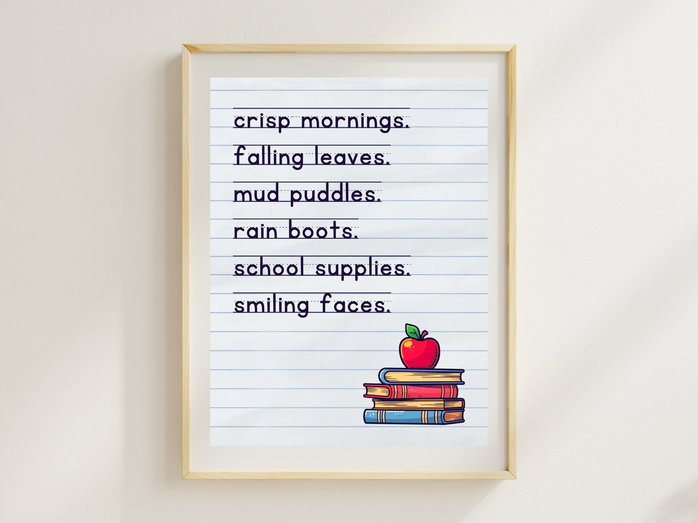 Back-to-school Classroom Wall Art Printable Elementary Classroom ...