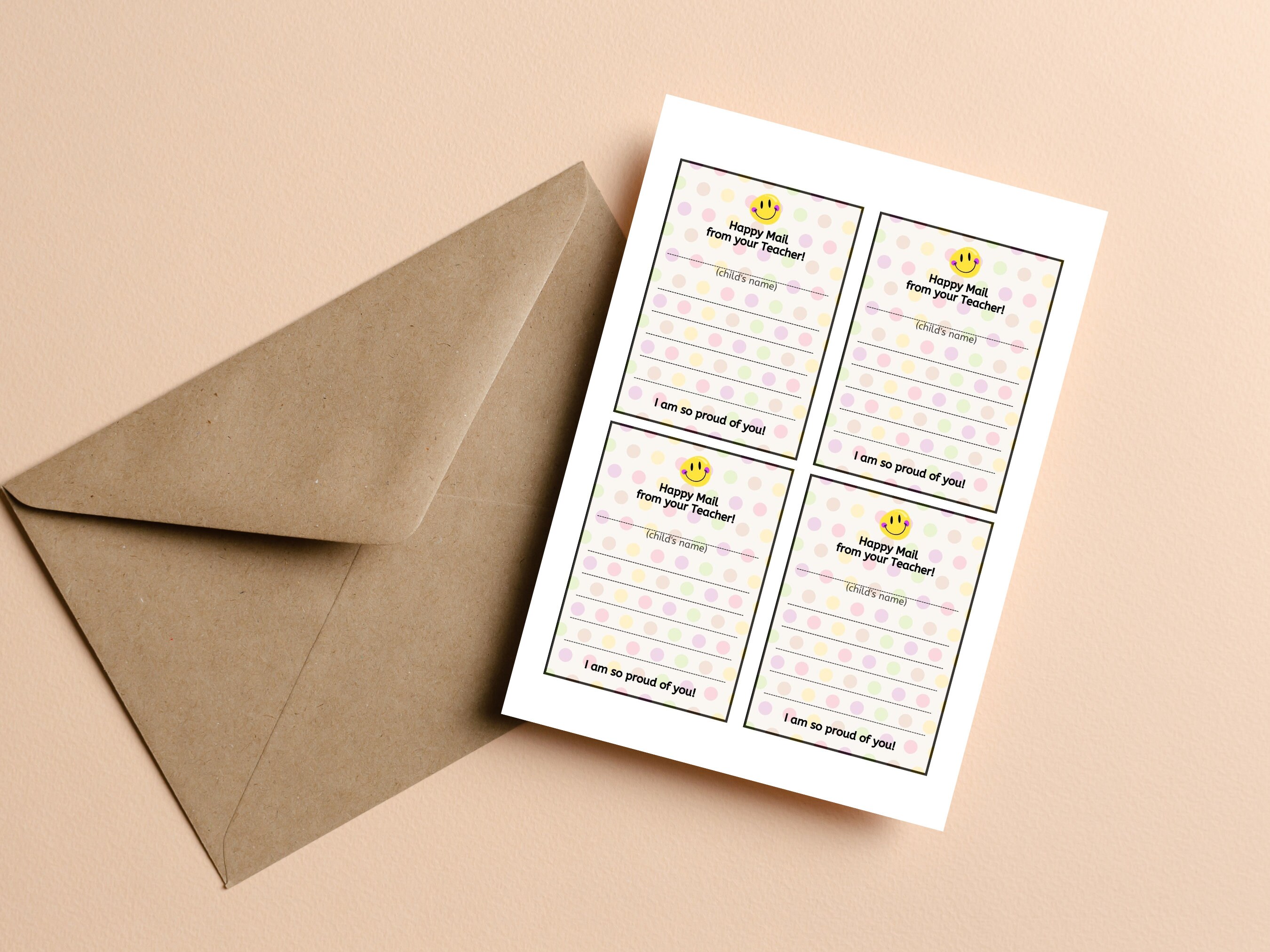 Printable Note From Teacher | Teacher Mail | Parent Teacher ...