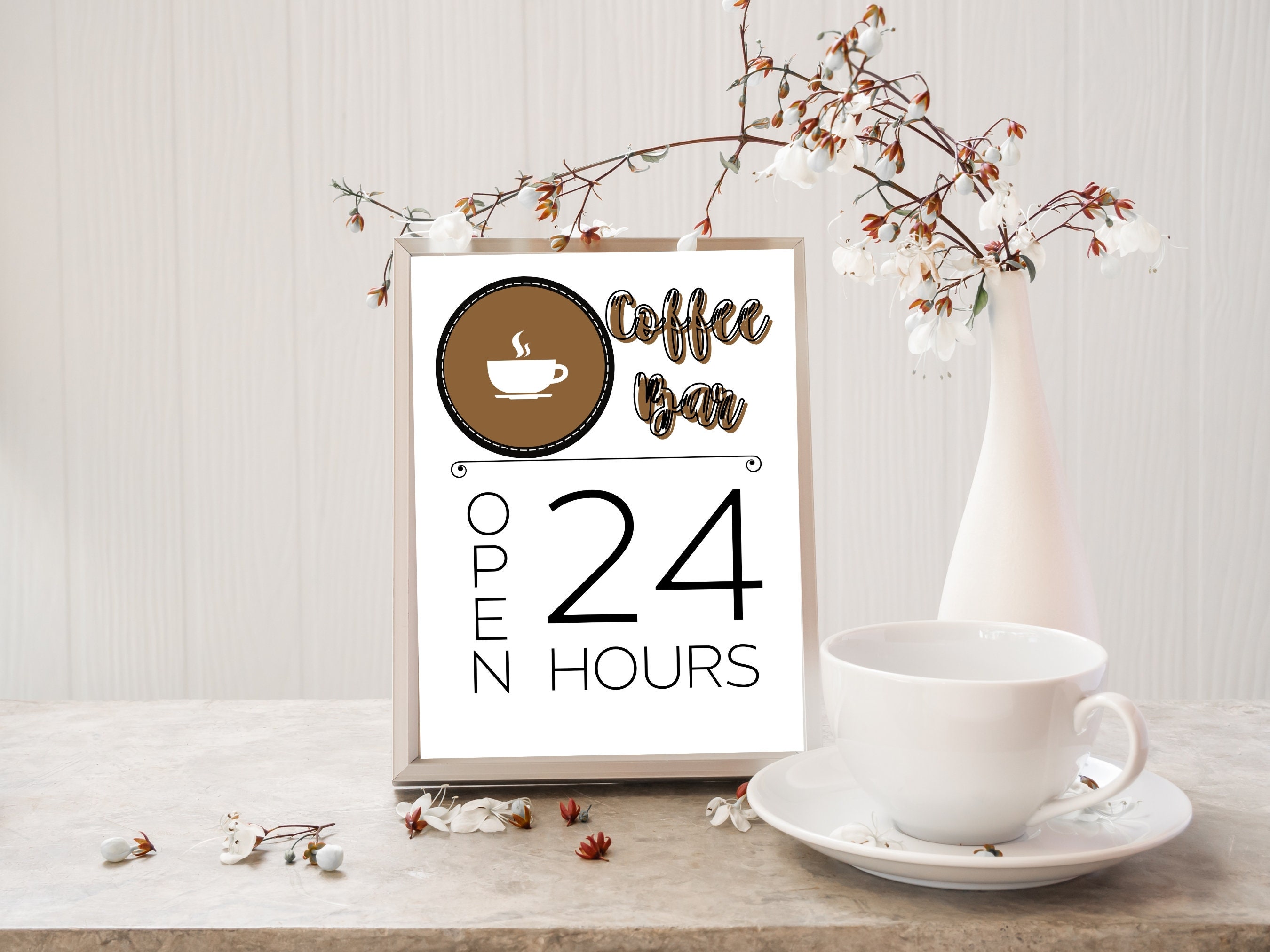 Coffee Open Sign Coffee Bar Sign Coffee Bar Decor Coffee - Etsy