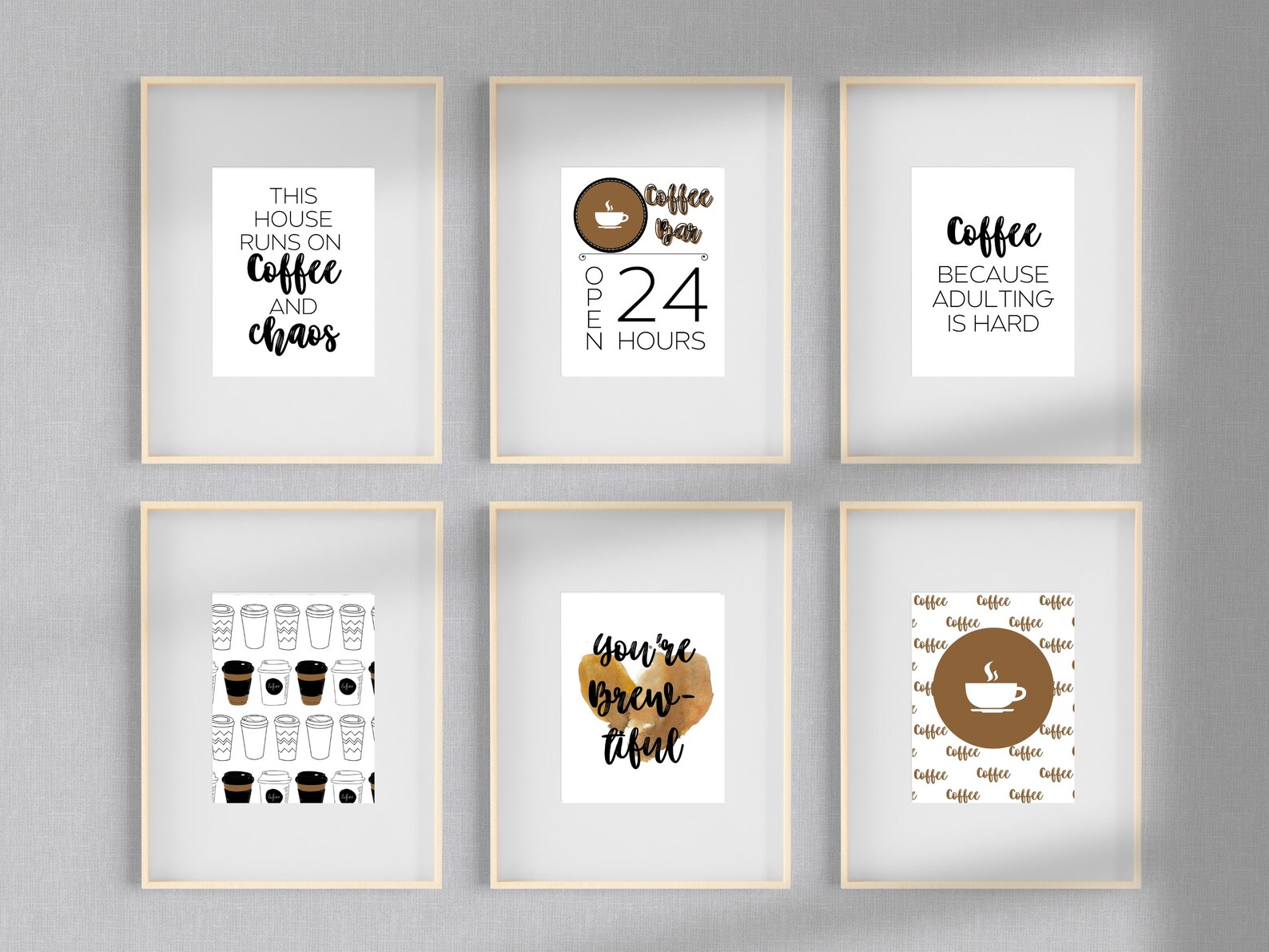 Coffee Quote Coffee Bar Sign Coffee Bar Decor Coffee Station Coffee Bar ...