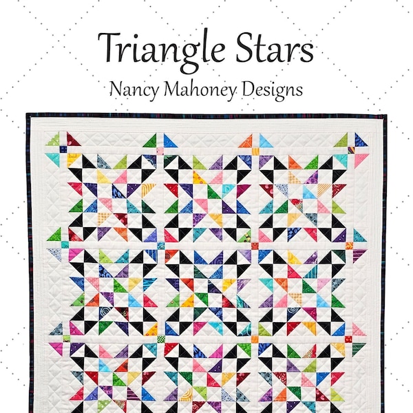 Triangle Quilt Pattern - Etsy