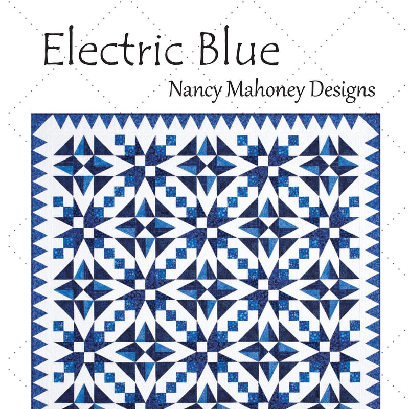 Blue Quilt Pattern - Etsy