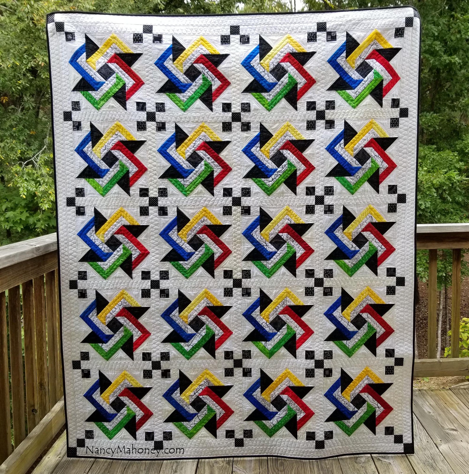 Rainbow Stars Quilt Pattern PDF Digital Download - Etsy