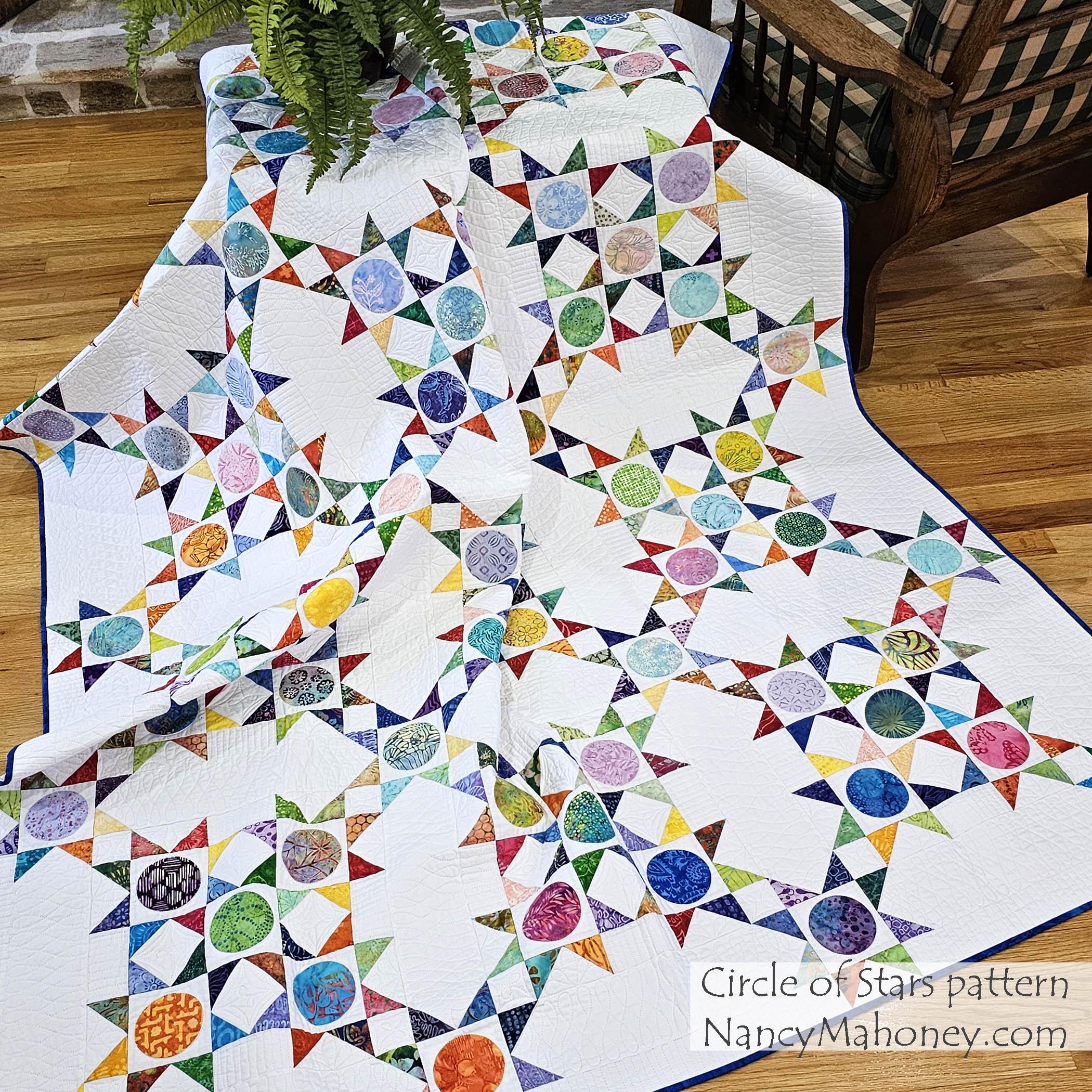 Circle of Stars Quilt Pattern (paper Copy) - Etsy