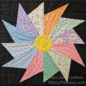 Barn Dance Quilt Pattern (PDF Digital Download), Foundation Pieced Blocks - Etsy