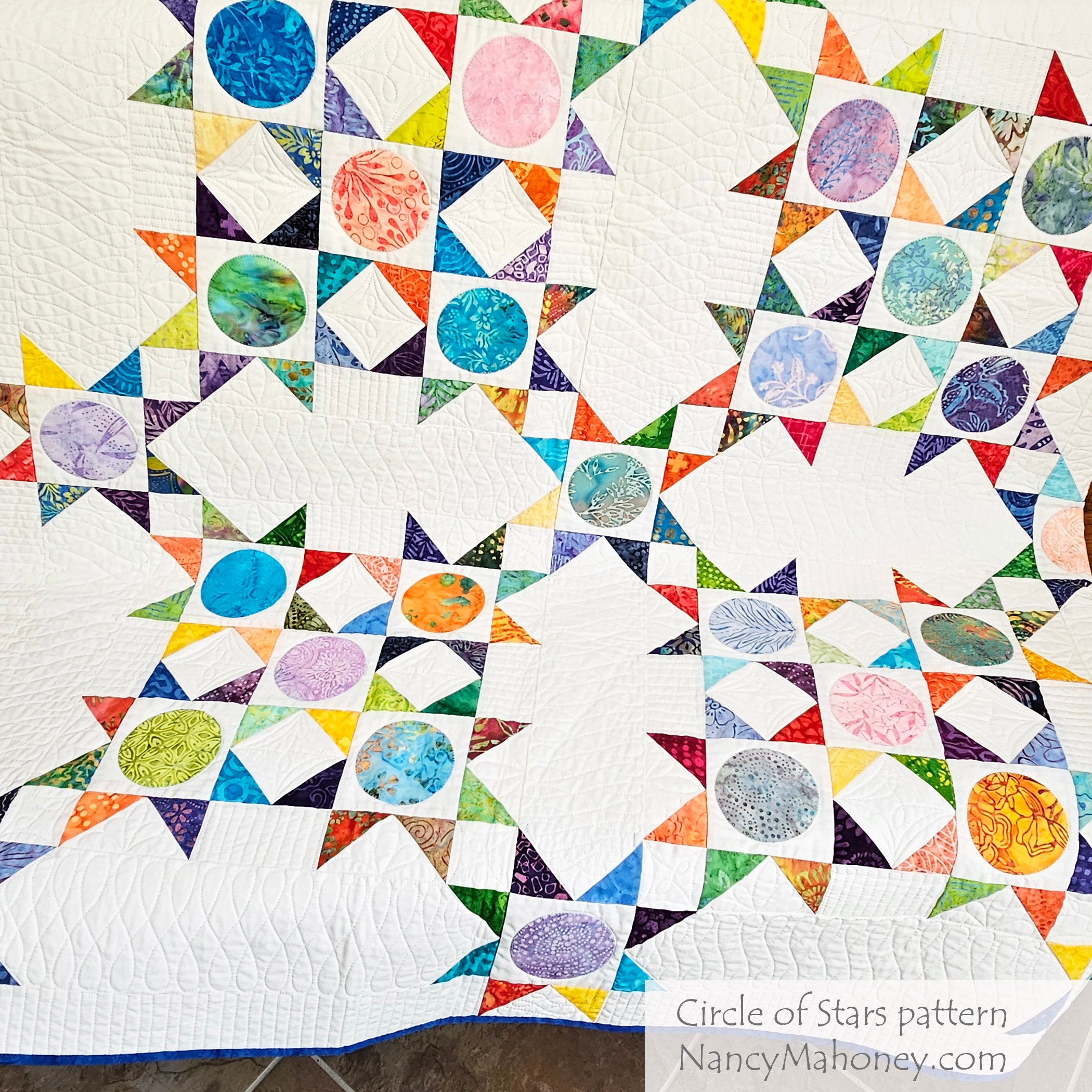 Circle of Stars Quilt Pattern (PDF Digital Pattern) - Etsy