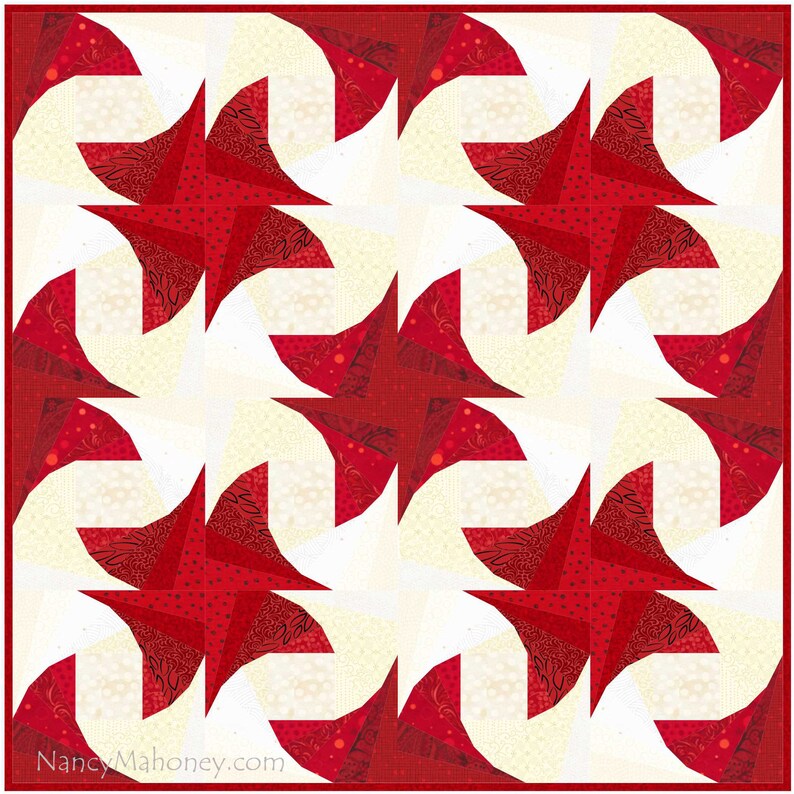 Twisted Logs Quilt Pattern PDF Digital Download - Etsy