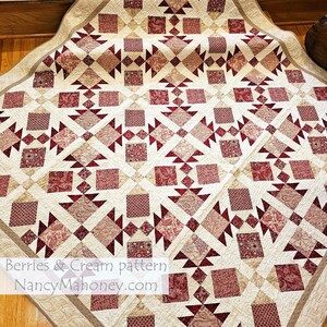 Berries & Cream Quilt Pattern (PDF Digital Download) - Etsy