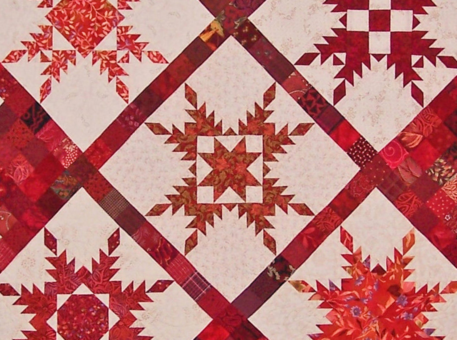 Feathered Star Sampler Quilt Pattern PDF Digital Download - Etsy