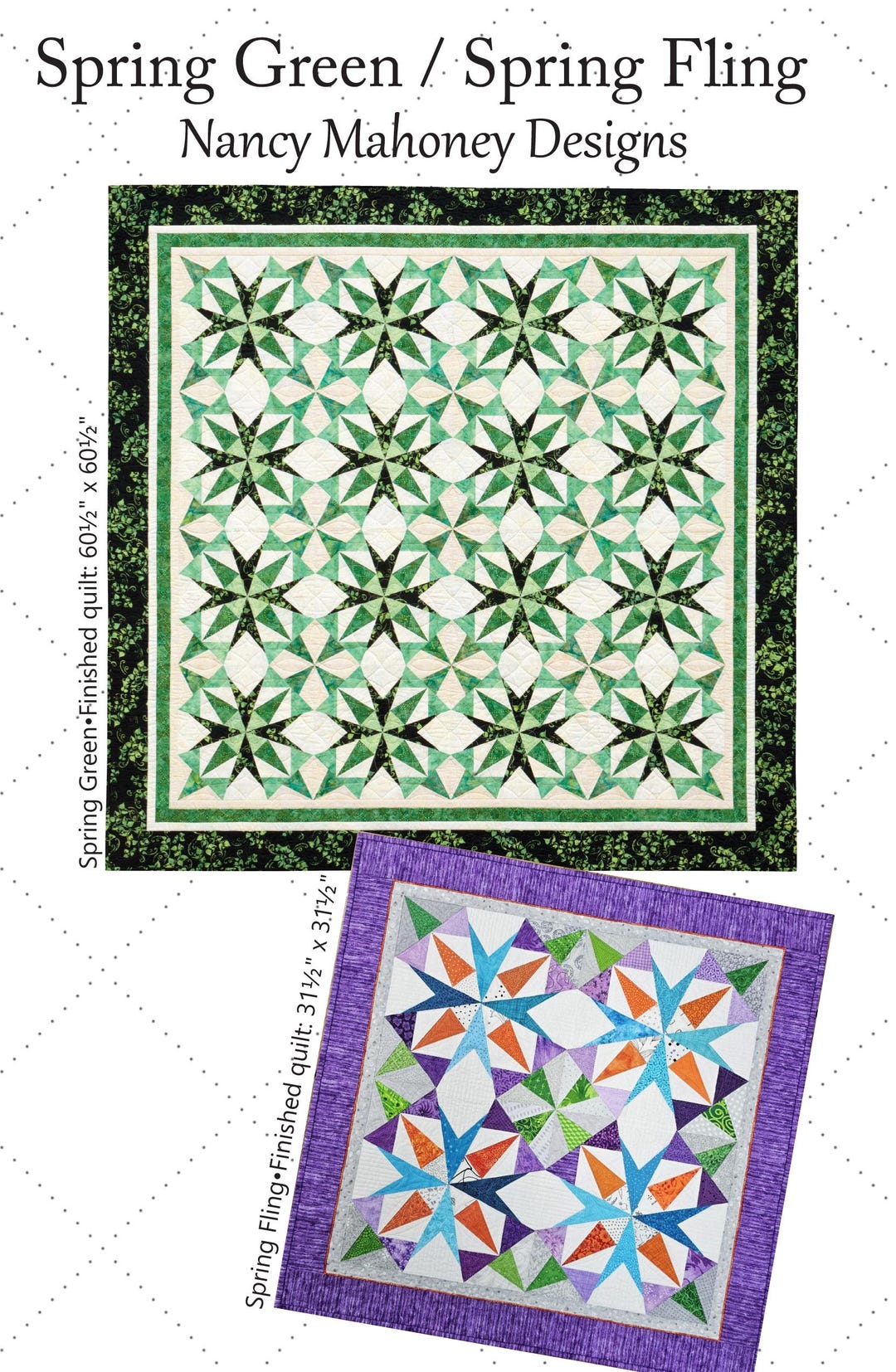 Spring Green/spring Fling Quilt Pattern (paper Copy), FPP Blocks - Etsy