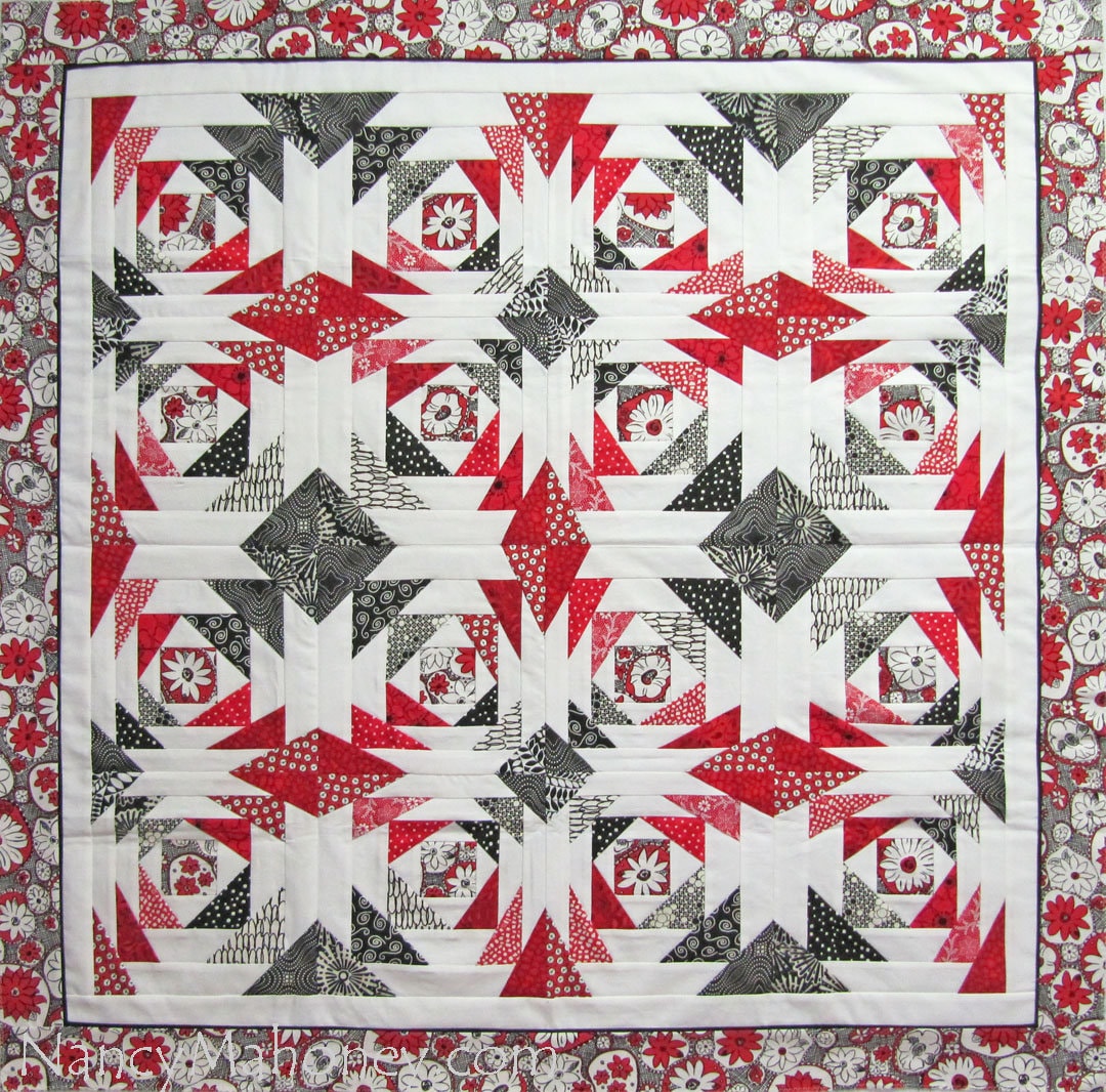 Wild Waves Quilt Pattern (PDF Digital Download), Foundation Paper ...