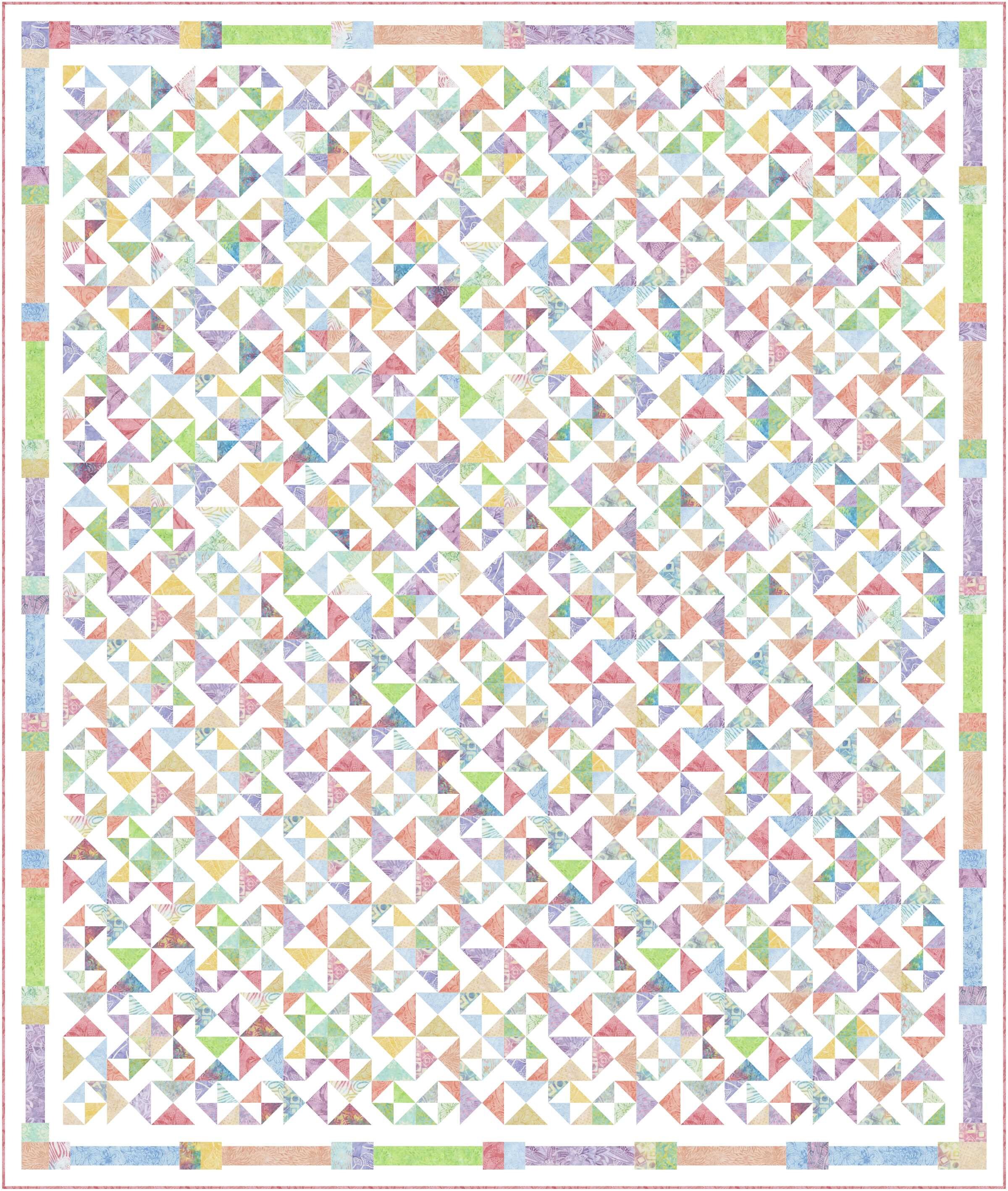 Cotton Candy Quilt Pattern (paper Copy) - Etsy