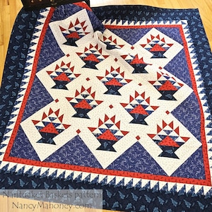 Nantucket Baskets Quilt Pattern (PDF Digital Pattern) - Etsy