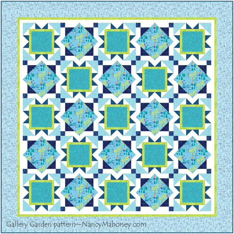 Gallery Garden Quilt Pattern (paper Copy) - Etsy
