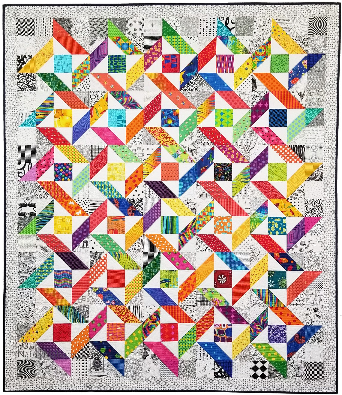 Weaving Stars Quilt Pattern paper Copy - Etsy