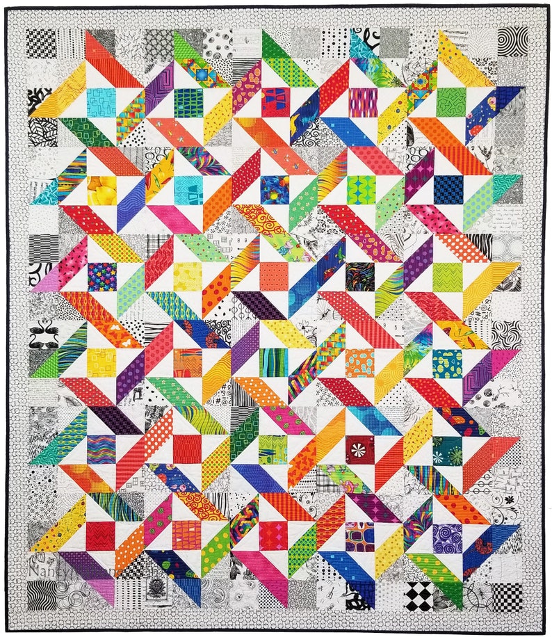 Weaving Stars Quilt Pattern (PDF Digital Download) - Etsy