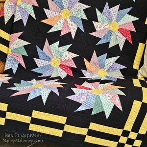 Barn Dance Quilt Pattern (PDF Digital Download), Foundation Pieced Blocks - Etsy