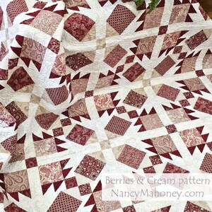 Berries & Cream Quilt Pattern (PDF Digital Download) - Etsy