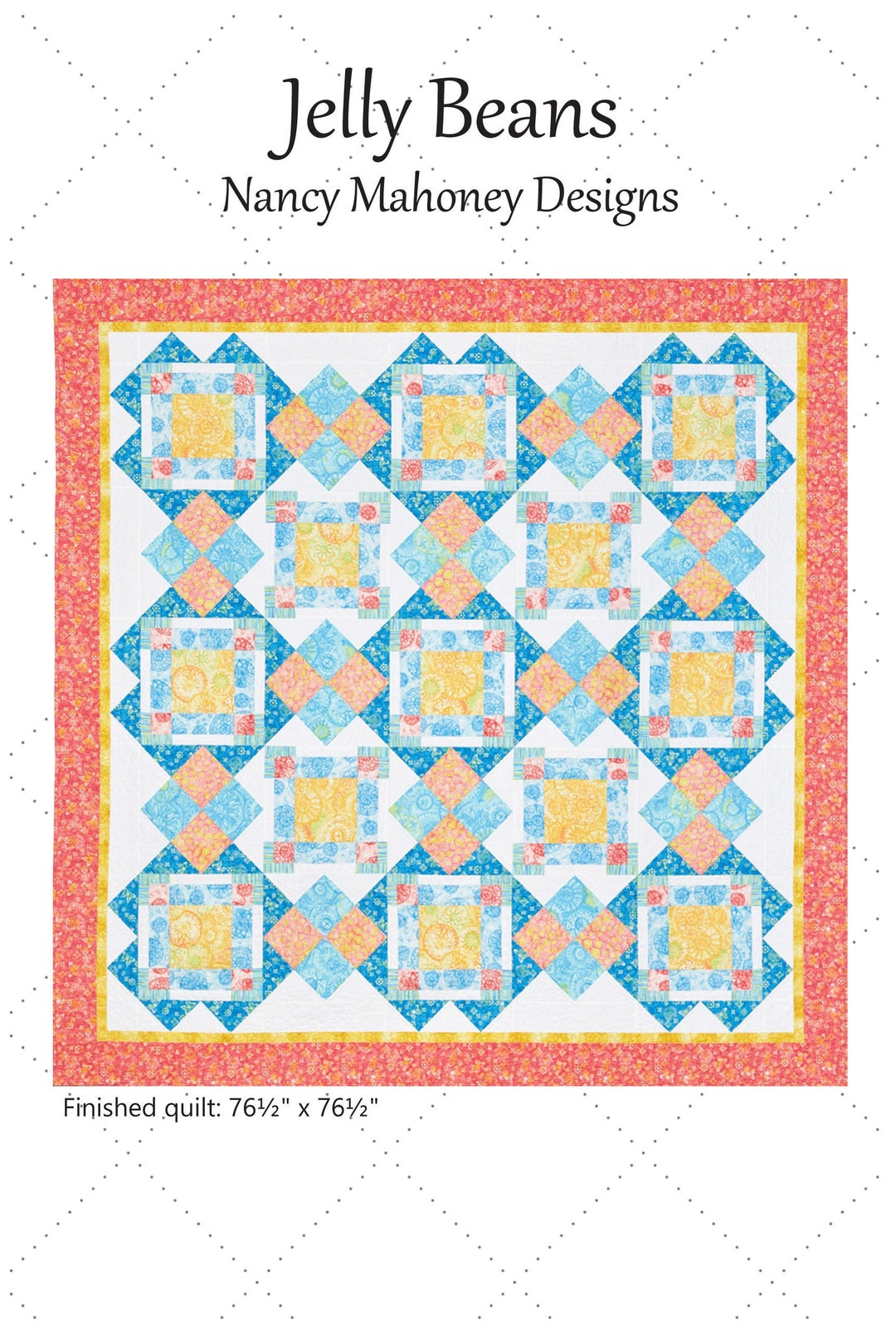 Jelly Beans Quilt Pattern (PAPER COPY) - Etsy