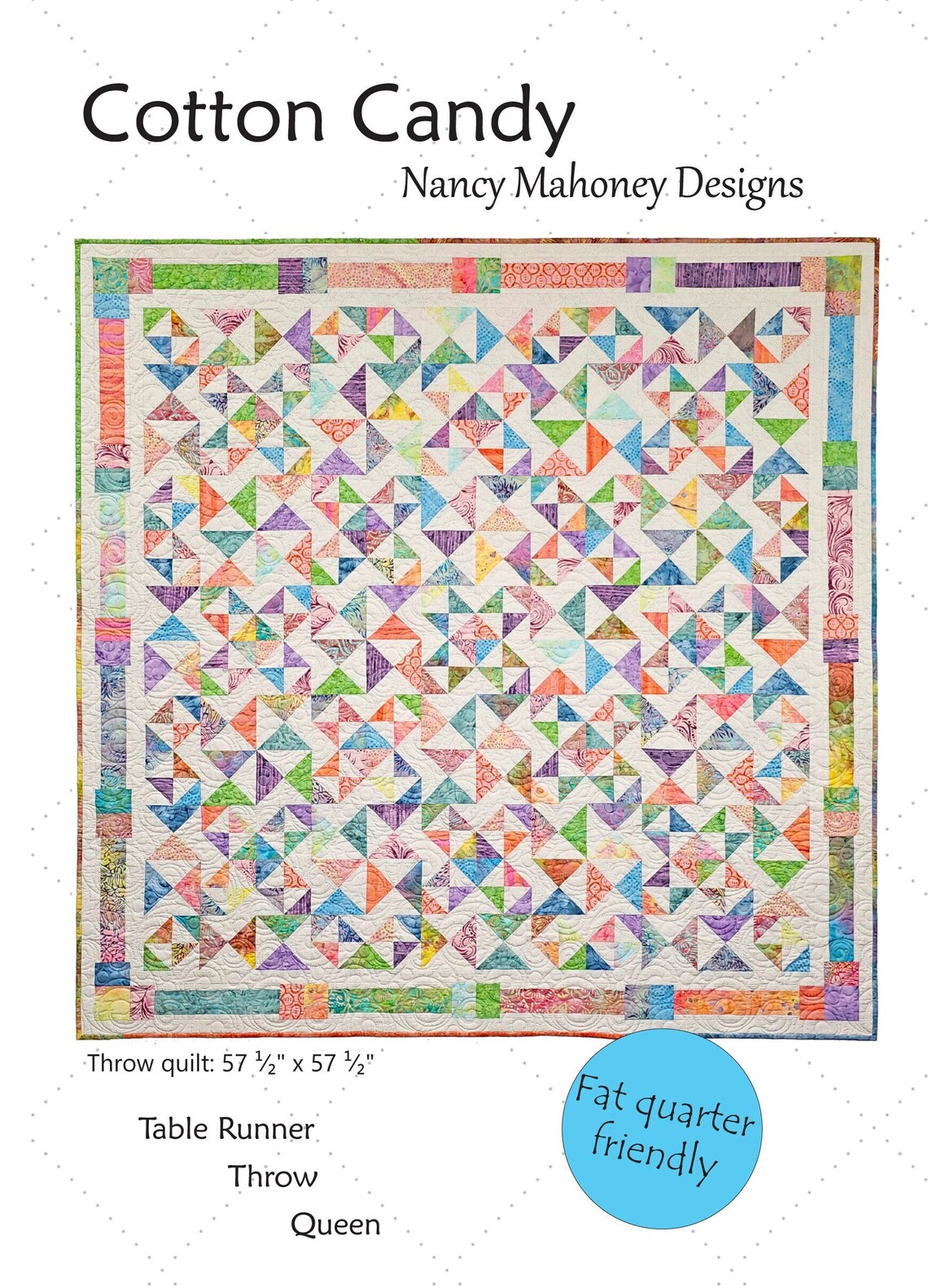 Cotton Candy Quilt Pattern (paper Copy) - Etsy