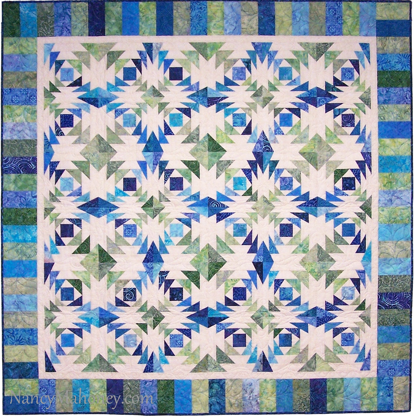 Wild Waves Quilt Pattern (PDF Digital Download), Foundation Paper ...