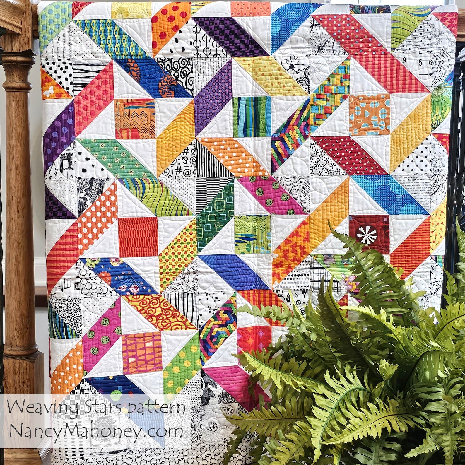 Weaving Stars Quilt Pattern (PDF Digital Download) - Etsy