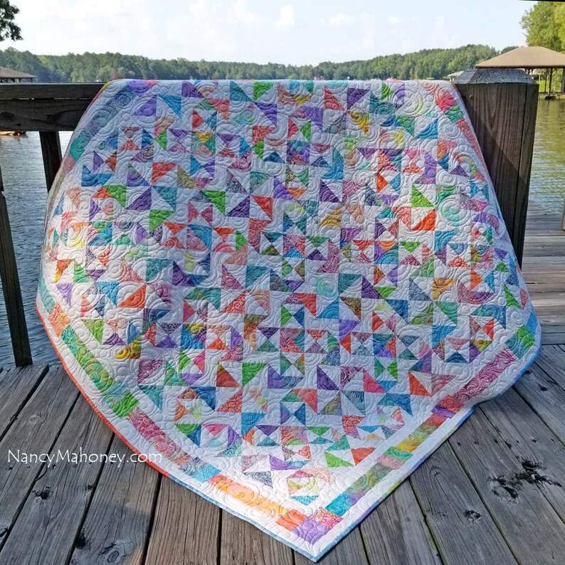 Cotton Candy Quilt Pattern paper Copy - Etsy