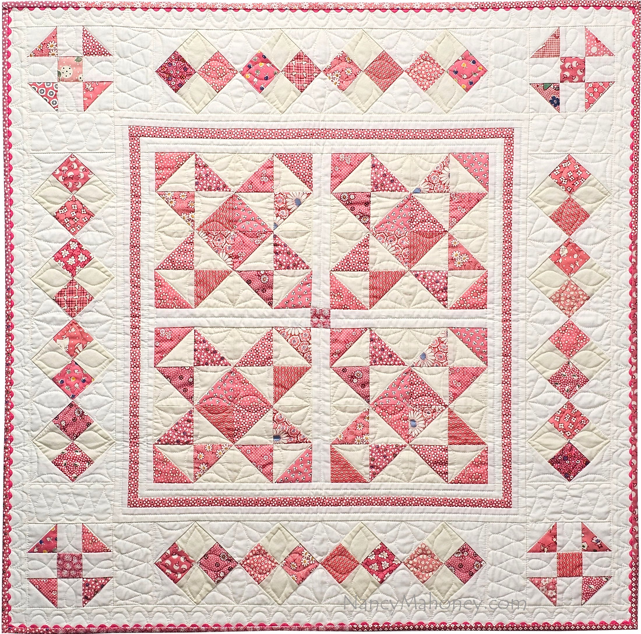 Pretty in Pink Quilt Pattern (PDF Digital Download) - Etsy