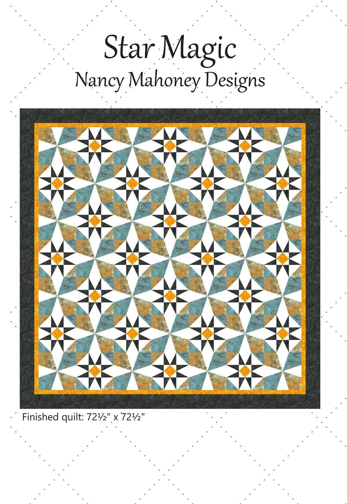 Star Magic quilt PDF digital pattern | Etsy