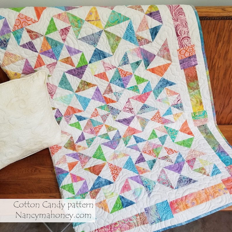 Cotton Candy Quilt Pattern (paper Copy) - Etsy