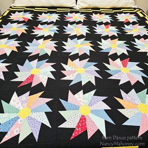 Barn Dance Quilt Pattern (PDF Digital Download), Foundation Pieced Blocks - Etsy